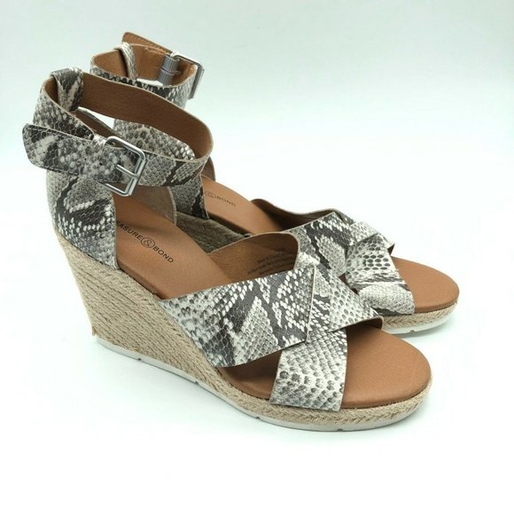 Treasure & Bond | Shoes | Treasure Bond Wedge Sandals Espadrille Heels ...